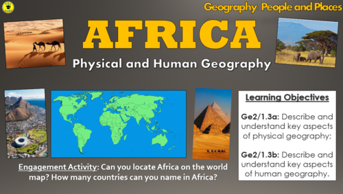 Africa: Physical and Human Geography (People and Places) | Teaching ...