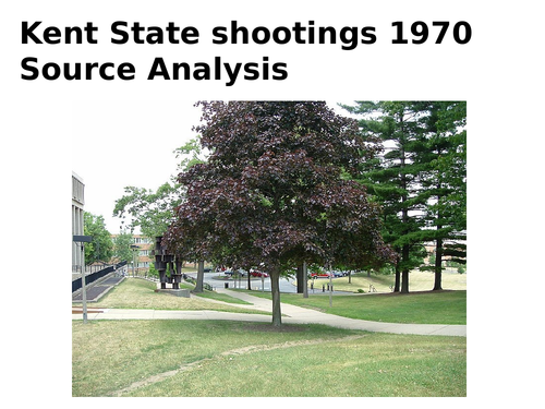 Kent State shootings Source Analysis Activity | Teaching Resources