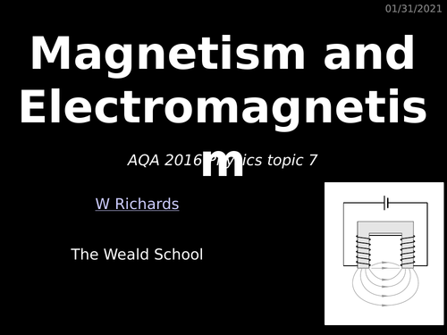 GCSE Physics Unit 7 - Magnetism and Electromagnetism | Teaching Resources GCSE Physics Unit 7 - Magnetism and Electromagnetism | Teaching Resources