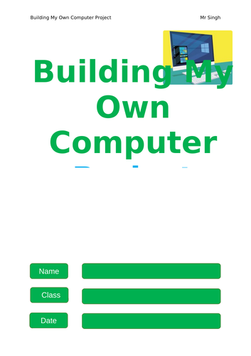 Building Own Computer Project | Teaching Resources