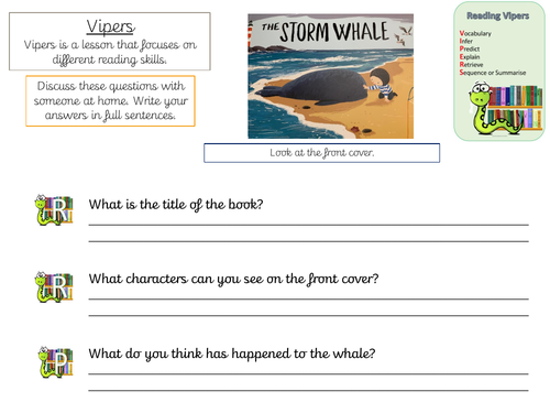 Storm Whale Vipers 2 weeks | Teaching Resources