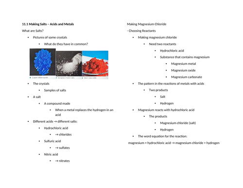 Notes: Cambridge Checkpoint and Beyond - Chemistry Secondary 1 (Year 9 ...