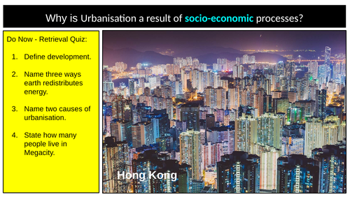 Urban Change | Teaching Resources