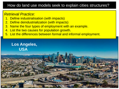 Urbanisation Land Use | Teaching Resources