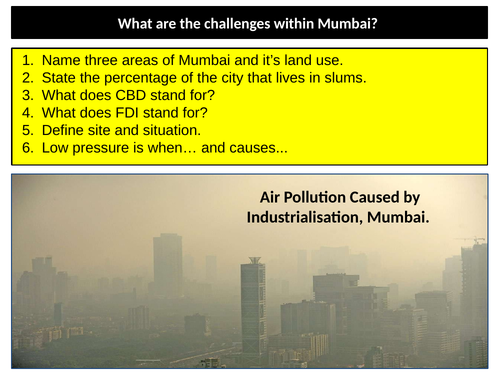 Urbanisation Mumbai Challenge | Teaching Resources