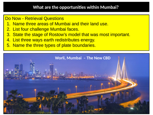 Urbanisation Mumbai Opportunities | Teaching Resources