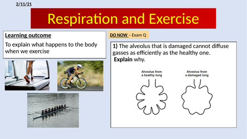 AQA GCSE Respiration and Exercise | Teaching Resources