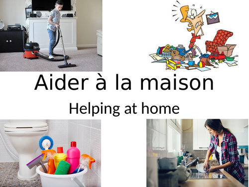 Aider à la maison - household tasks | Teaching Resources