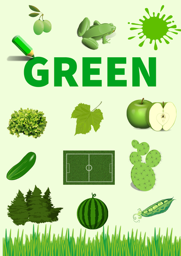 Colour Poster: Green | Teaching Resources