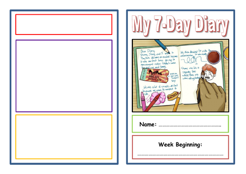My 7-Day Diary - 2 VERSIONS AVAILABLE!! | Teaching Resources
