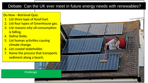 Energy Debate | Teaching Resources