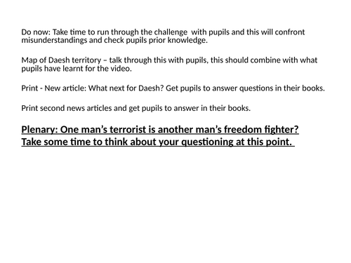 Middle East Terrorism | Teaching Resources