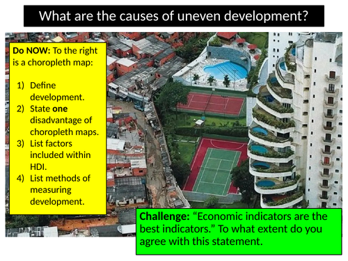 Development Causes | Teaching Resources