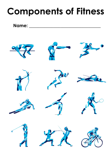 Components of Fitness Work Booklet (GCSE PE OCR) | Teaching Resources