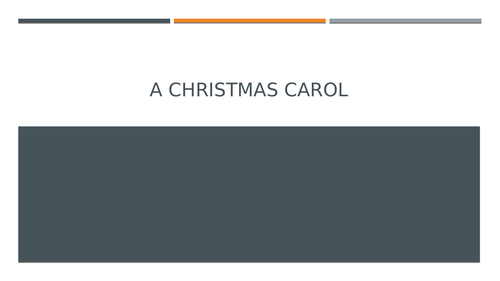 A Christmas Carol: Revision Lesson | Teaching Resources