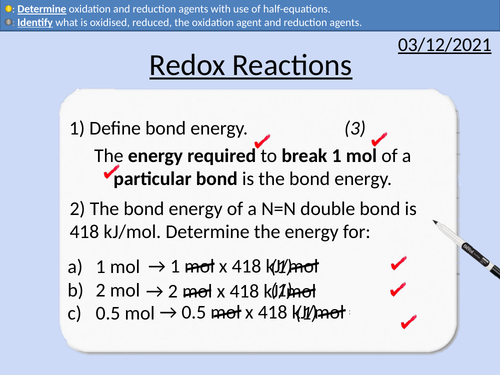GCSE Chemistry: Redox Reactions | Teaching Resources
