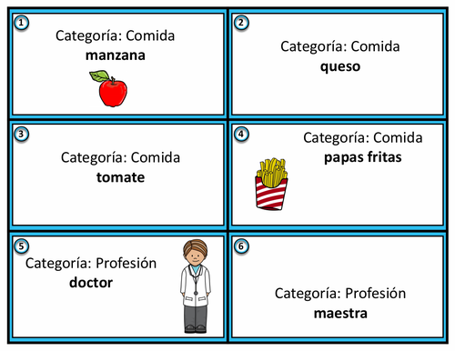Ser Game in Spanish ¿Qué soy yo? (SUB PLAN) | Teaching Resources