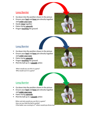 Long Barrier | Teaching Resources