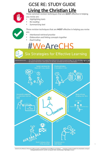 Edexcel Christianity and Buddhism - Full Spec Retrieval Practice Study ...