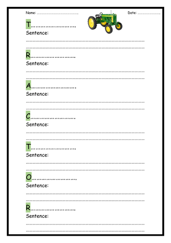 Word of the Week - Vocabulary and Sentence-Building Activity | Teaching ...
