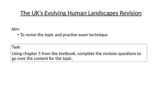 Edexcel B Geography: Topic 5 EQ2 | Teaching Resources