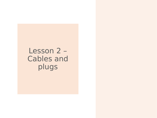 AQA GCSE Physics (9-1) - P5.2 Cables and plugs FULL LESSON | Teaching ...