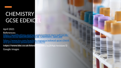 Key Concepts in Chemistry Topic 1 ppt | Teaching Resources