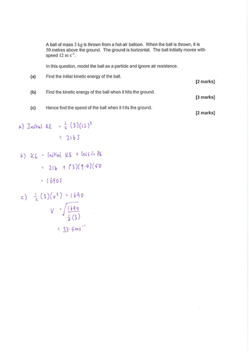 Work, Energy and Power exam questions (+Solutions) | Teaching Resources Work, Energy and Power exam questions (+Solutions) | Teaching Resources