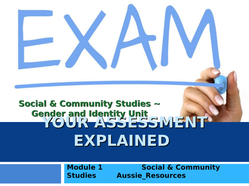 Social and Community Studies - Gender and Identity - Exam criteria and ...