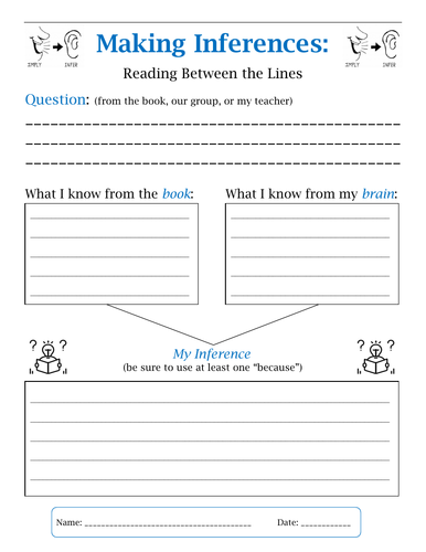 Making Inferences - Worksheet | Teaching Resources