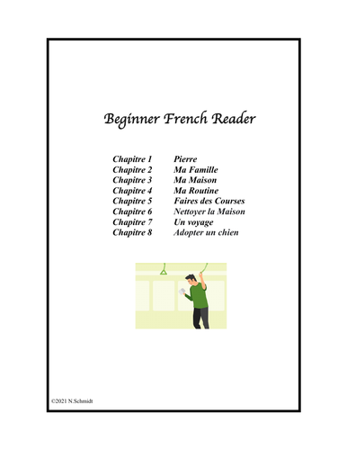 Beginner French Reader: 8 Chapitres (Lire en Français) | Teaching Resources