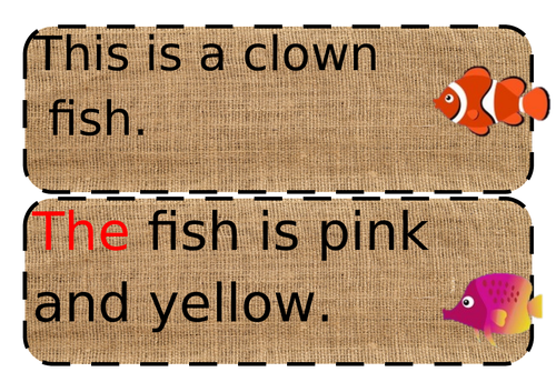 Underwater themed simple sentences EYFS | Teaching Resources