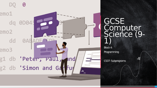 OCR GCSE CS - CS37: Subprograms | Teaching Resources OCR GCSE CS - CS37: Subprograms | Teaching Resources