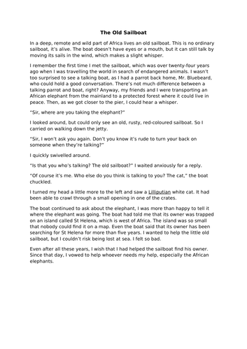 English - Reading (Comprehension - Quotations Year 4) | Teaching Resources