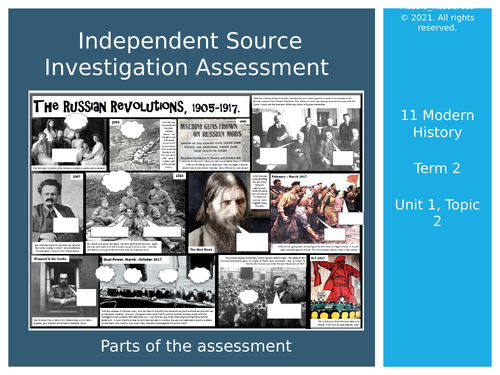 Modern History - Russian Revolution - Sub question development ...