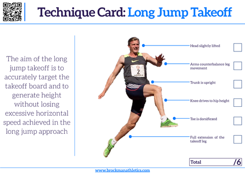 Long Jump Take Off Technique