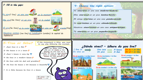 ¿Dónde vives? KS3 | Teaching Resources