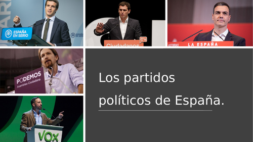 Spanish Political Parties: Who are they? | Teaching Resources