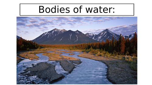 Bodies of water | Teaching Resources