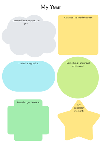 End of Year Pupil Report | Teaching Resources