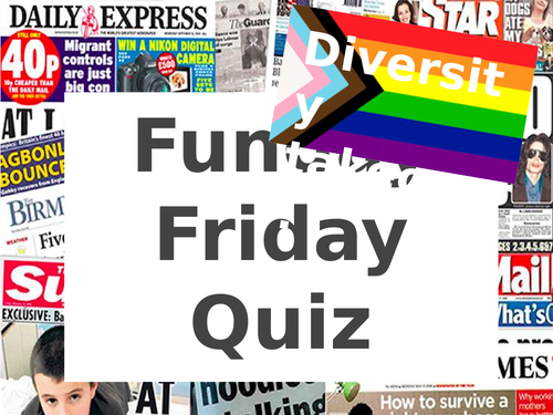Fun Friday Quiz - Diversity Takeover | Teaching Resources