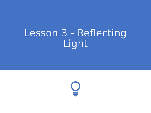 KS3 Science | 3.4.2 Light - Lesson 3 - Reflecting light FULL LESSON ...