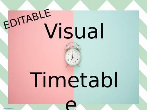 Visual Timetable Cards | Teaching Resources
