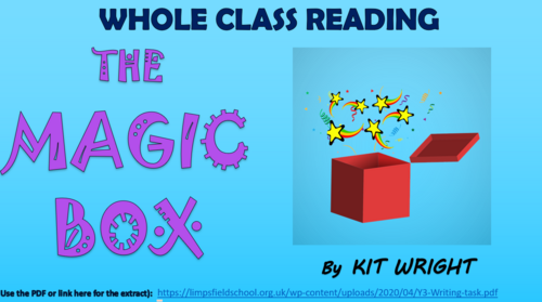 The Magic Box - Whole Class Reading Session! | Teaching Resources