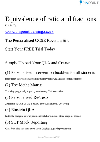 Ratio and Proportion Questions and Worksheets KS1, KS2 ǀ Tes