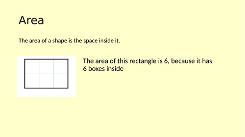 Primary area resources