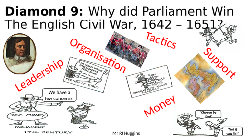 Diamond 9: Why did Parliament Win the English Civil War? | Teaching ...