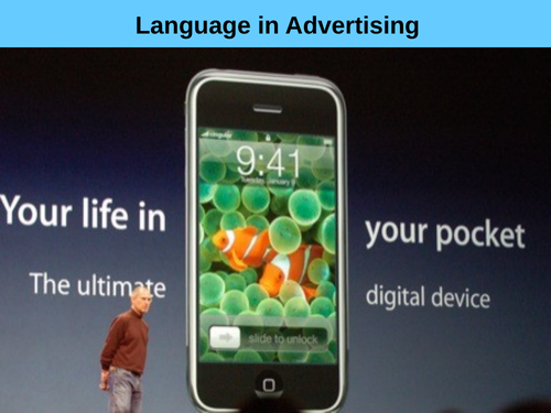 Use of language in advertising | Teaching Resources