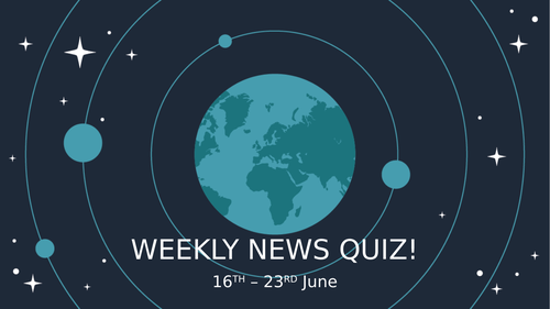 Weekly Quiz 16/06 - 23/06 | Teaching Resources