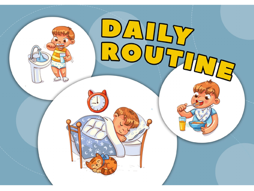 DAILY ROUTINE power point game | Teaching Resources